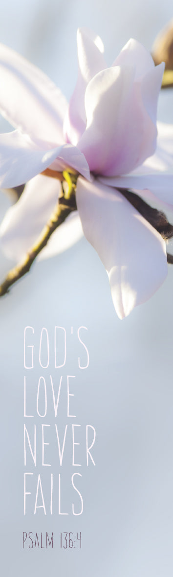 Card Bookmark - Magnolia/Psalm 136:4 – Leonard Smith