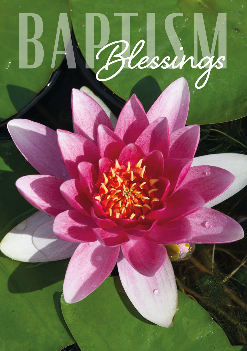 Baptism Card - Water Lily – Leonard Smith